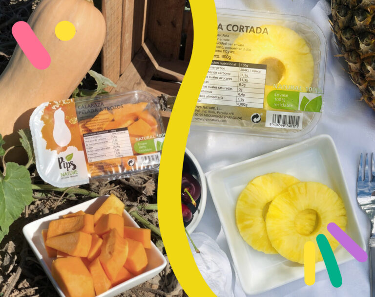 Fruta cortada envasada - Pips Nature